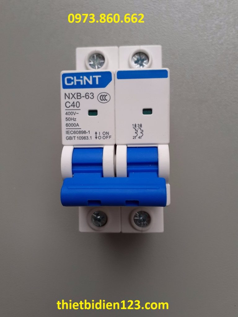 Aptomat MCB Chint 2p 40A - CTY TNHH TBĐ THUẬN PHONG