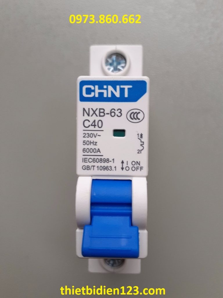 Aptomat CHINT MCB 1P 32A - NXB63 - C32 [ CHÍNH HÃNG ] - CTY TNHH TBĐ THUẬN PHONG