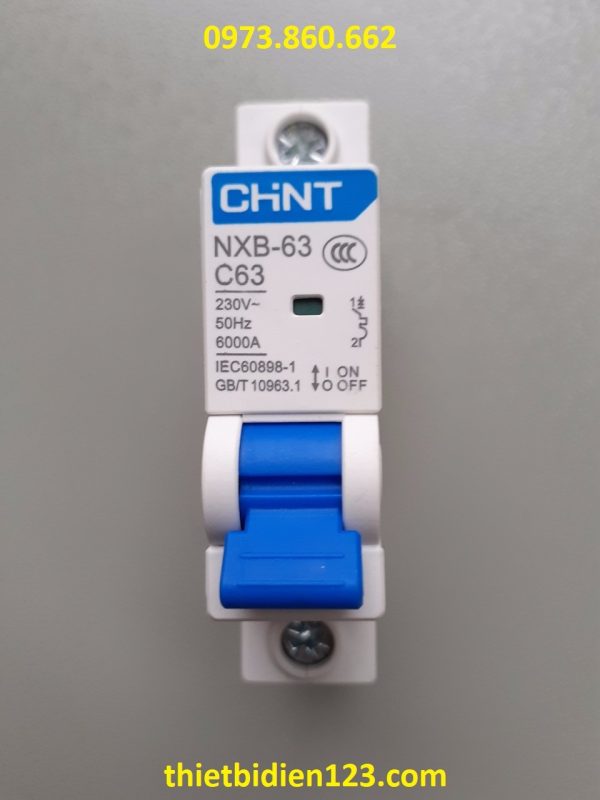 Aptomat CHINT MCB 1P 32A - NXB63 - C32 [ CHÍNH HÃNG ] - CTY TNHH TBĐ THUẬN PHONG