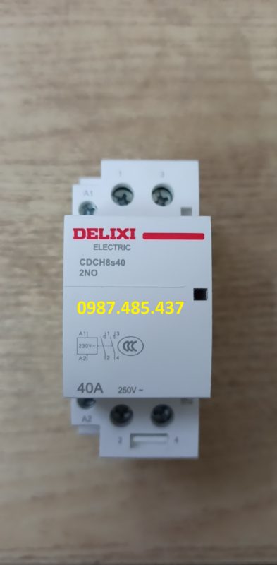 Khởi động từ 1 pha 25A delixi - Khởi tép 1 pha chất lượng cao 25A - CTY TNHH TBĐ THUẬN PHONG