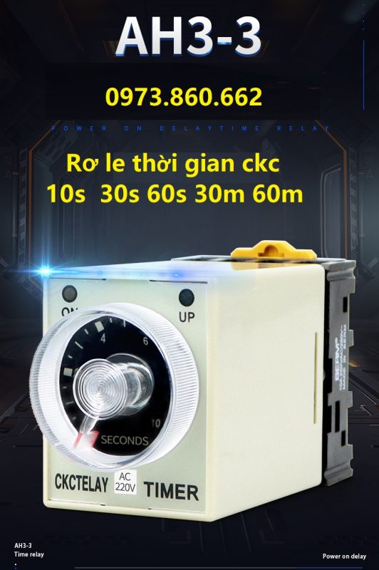 Rơ le thời gian timer CKC 60 phút - CTY TNHH TBĐ THUẬN PHONG